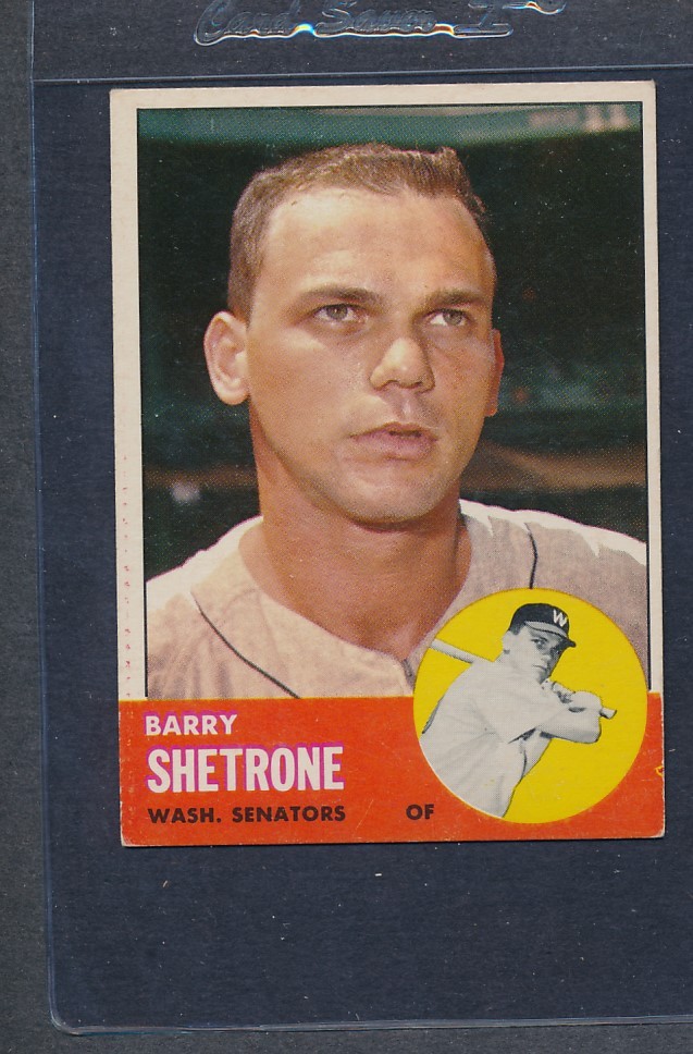 1963 Topps #276 Barry Shetrone Senators EX *1353 | eBay