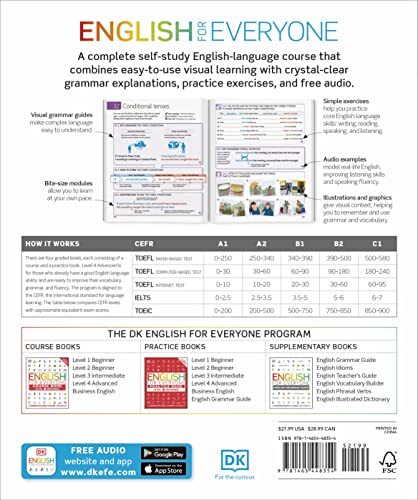 English for Everyone: Level 4 Course Book - Advanced English: ESL for ...
