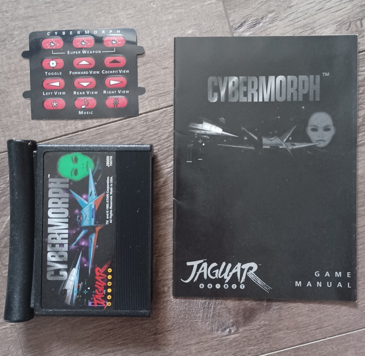 ATARI JAGUAR - CYBERMORPH (1993) - Includes Game, Overlay, & Manual! NICE!! | eBay