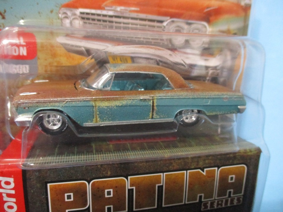Auto World Mijo Exclusive Patina 1962 Chevy Impala 1:64 Diecast w ...