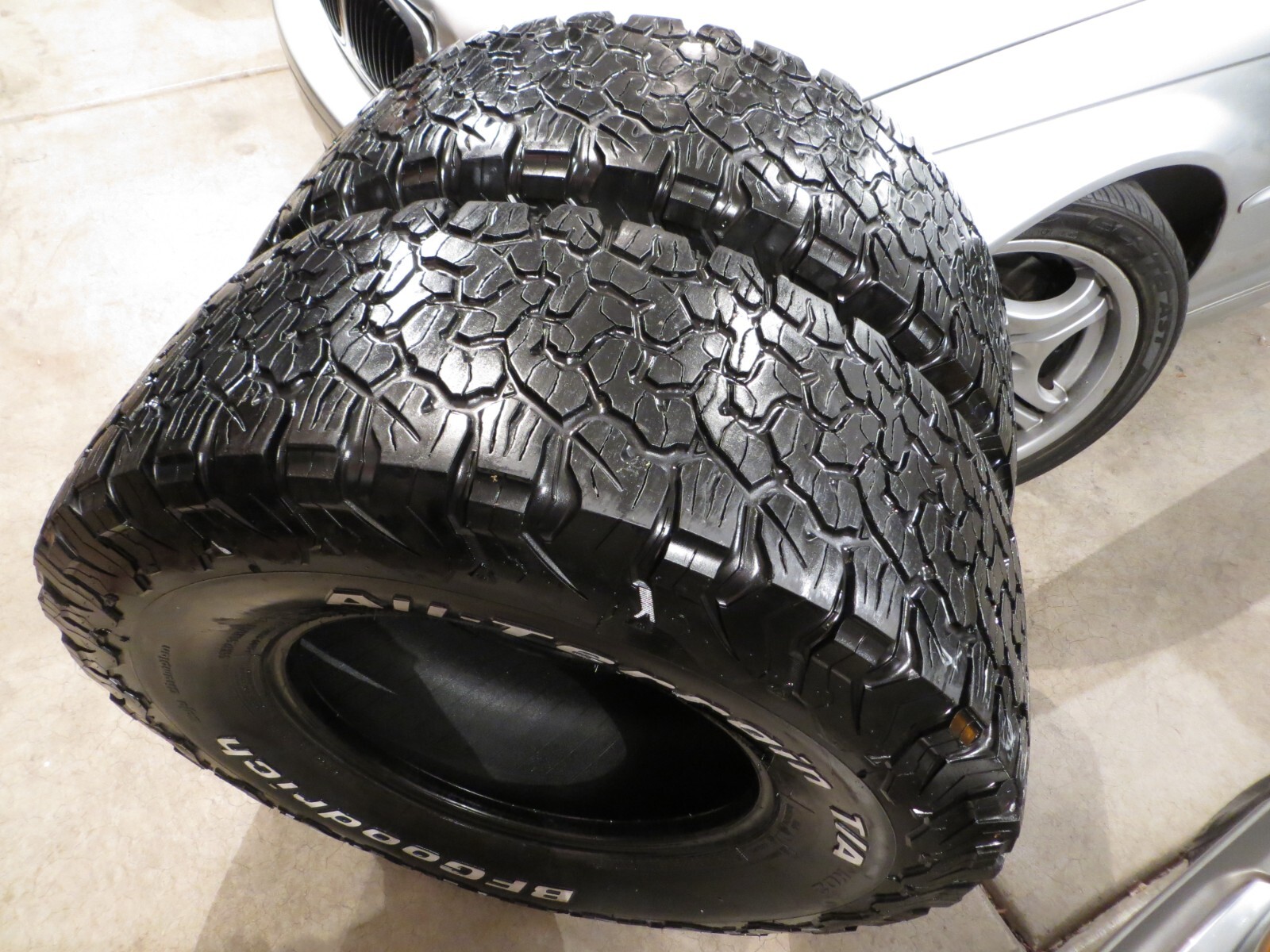 2 TWO BFGOODRICH BFG ALL TERRAIN T/A KO2 35x12.50R17LT 121R E 35 12.50 ...