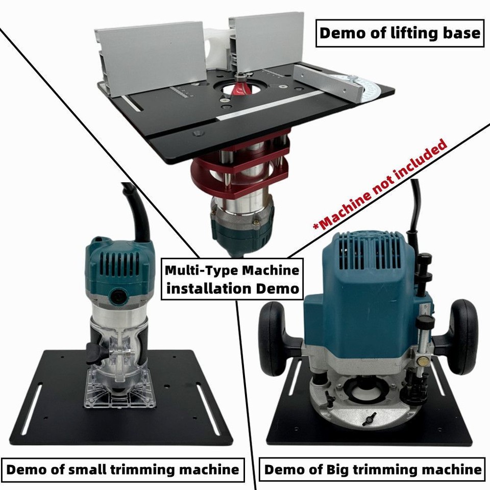 Router Table Insert Plate Benches Table Saw Miter Aluminum Profile ...