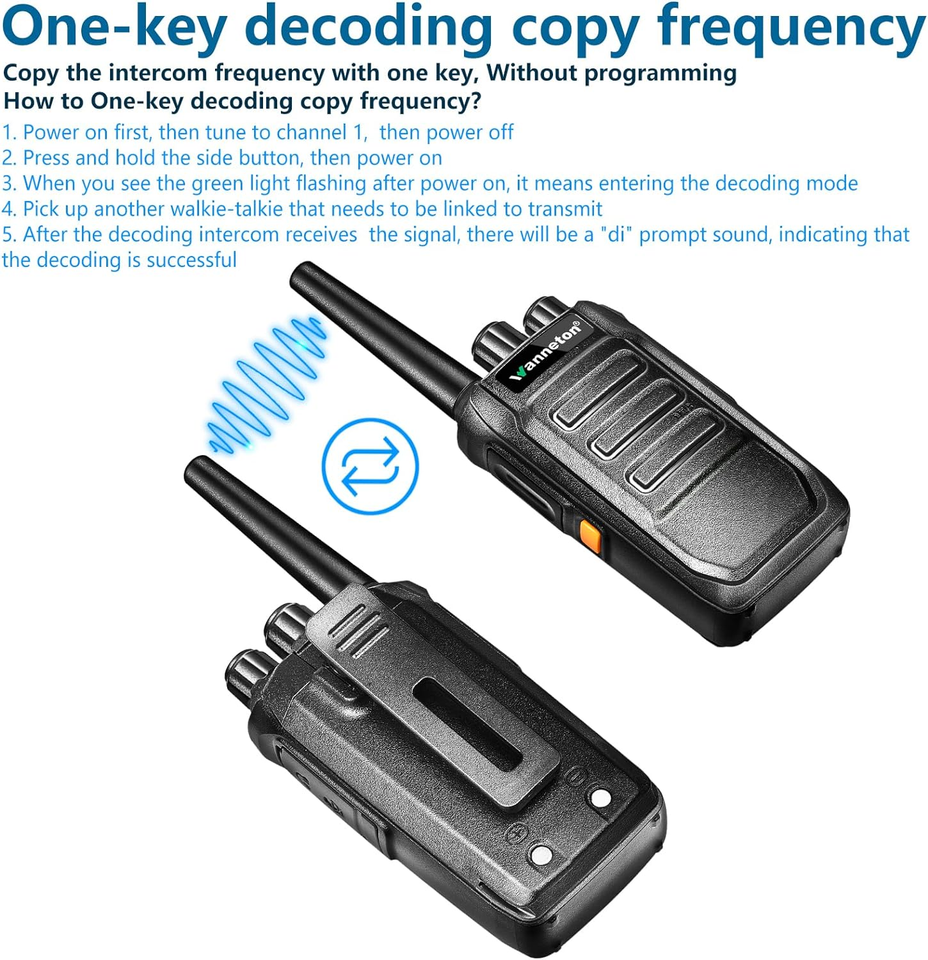 Radios De Comunicacion Woki Tokis Largo Alcance Seguridad Recargables 4 ...