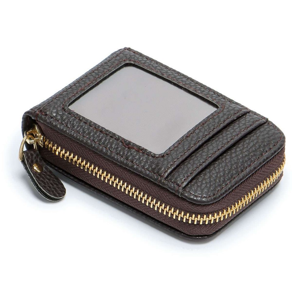 Lock Slim Wallet Secure Men Women RFID Blocking Money Credit Card ...