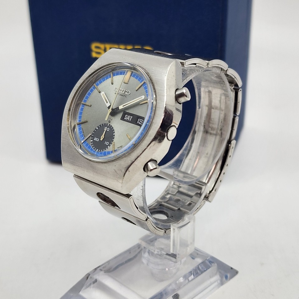 SEIKO Sports Rally Retro Racer Chronograph 6139-8029 Original Bracelet ...