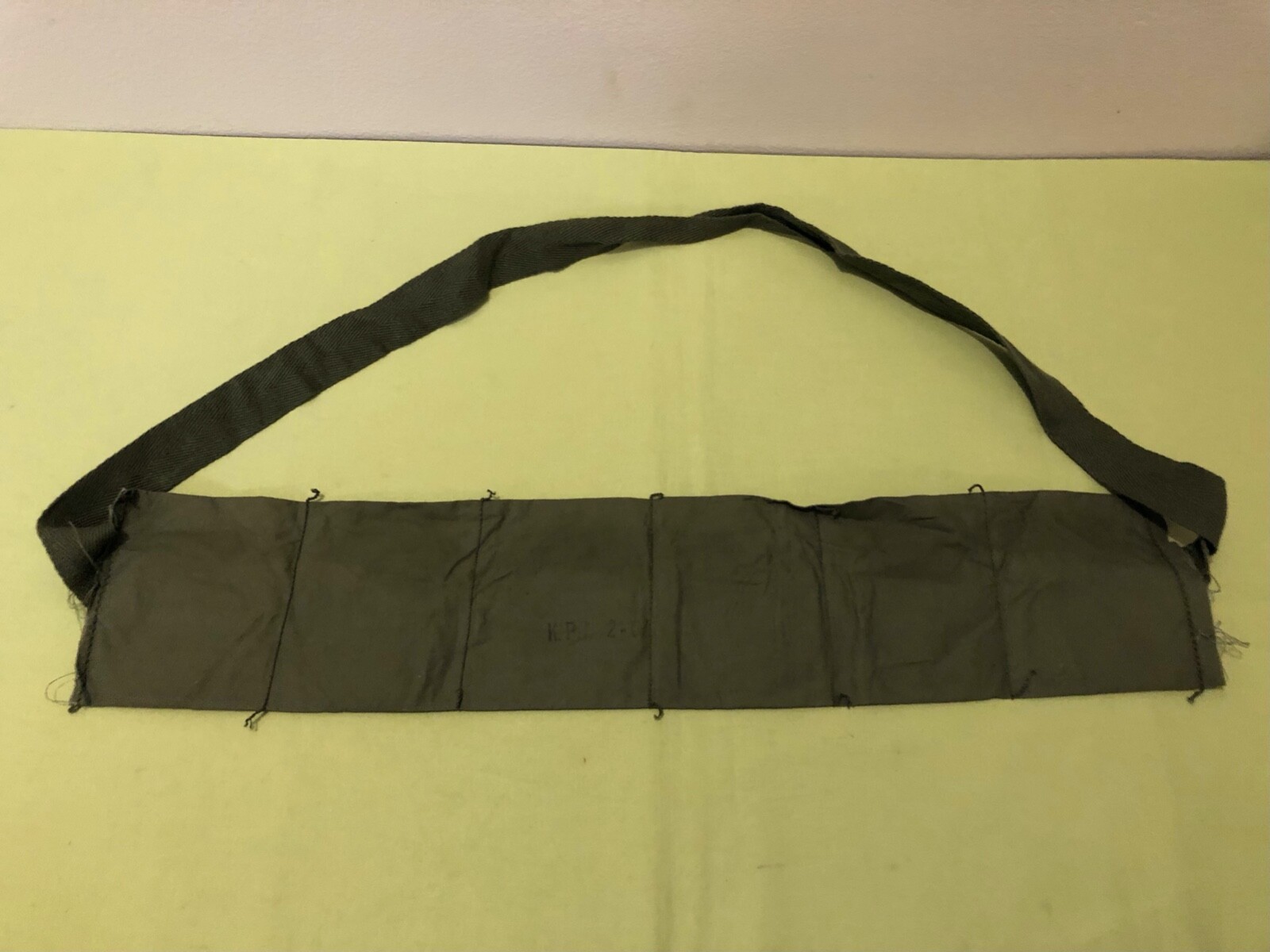 USED USGI MILITARY .30 CALIBER M1 GARAND AMMO BANDOLIER 6 POUCH OLIVE ...