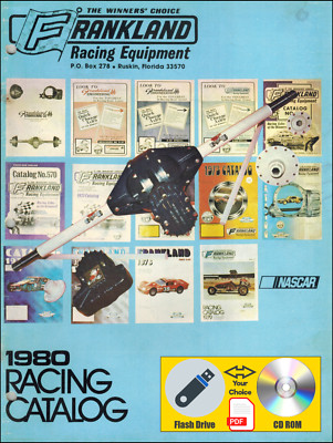 Frankland Racing Equipment 1980 Circle Track Parts Catalog PDF File USB ...