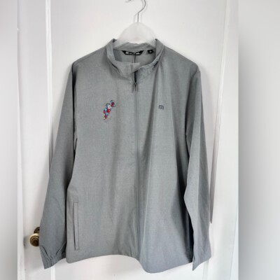 Travis Mathew Mens ROAD SODA FULL ZIP JACKET LIGHT GRAY RARE New With ...