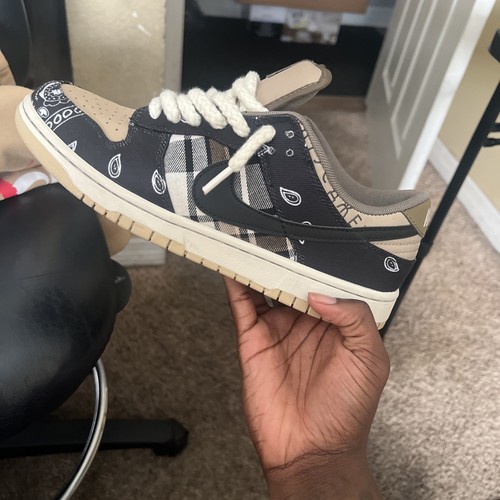 Size 10 - Nike Dunk Low Premium QS SB x Travis Scott Cactus Jack | eBay