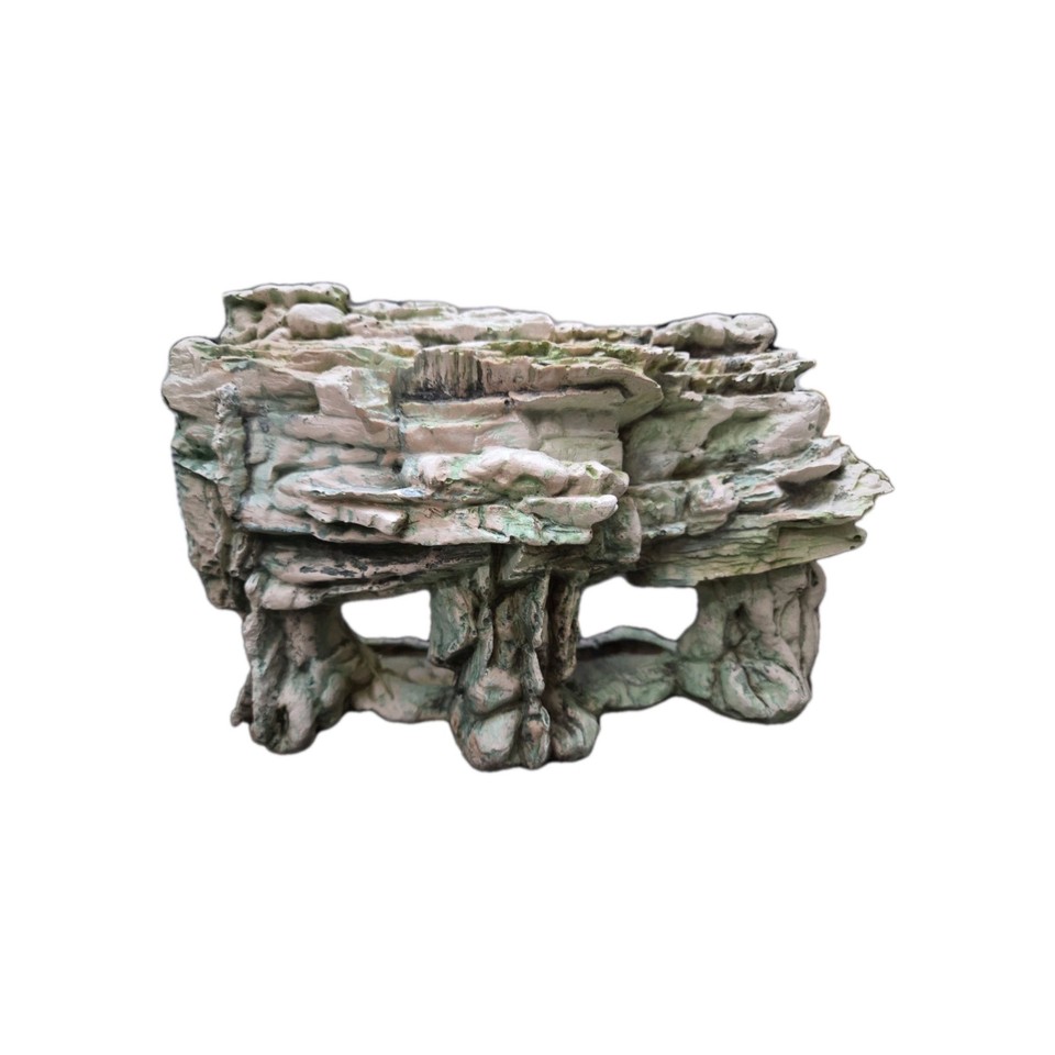 Aquarium Cichlid Fish Tank Artificial Rock Cave Hide Out Cliff ...