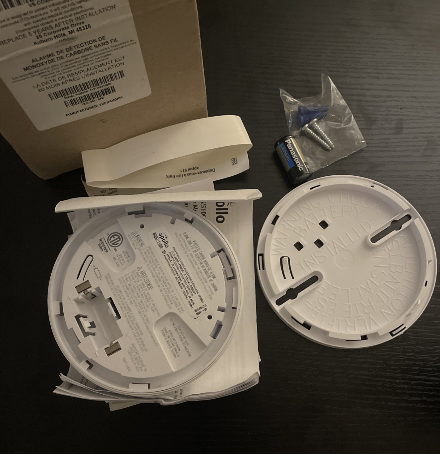 Apollo 51000-307 Wireless Carbon Monoxide Detector for sale online | eBay