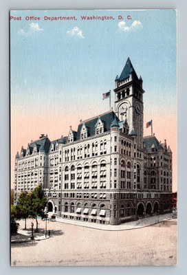 Vintage Washington DC Post Office Department Building Linen Postcard | eBay