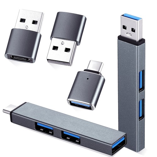 1 set USB Multiple Port Type C Converter USB A to USB C Adapter High ...