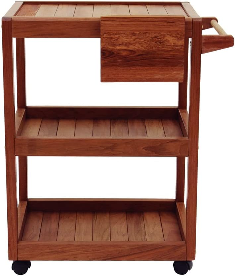 Tramontina Australia Barbecue Trolley with Knife Block, Brown, 13198070 ...