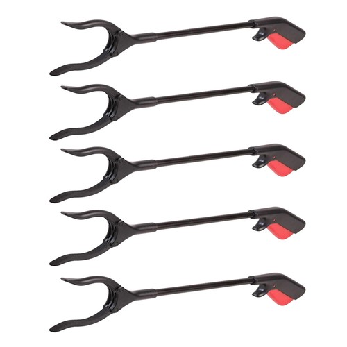 5 Pc Easy Reach Grab Grabber Pick Up Reaching 31" Stick Extend Reacher ...