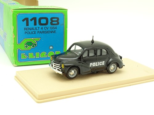 Eligor 1/43 - Renault 4CV 1954 Police Parisienne 1108 | eBay