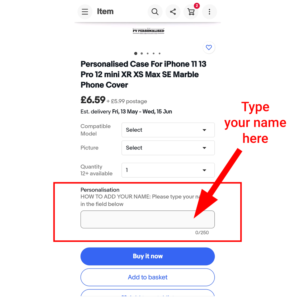 Personalised Name Initials Phone Case Silicone Cover For Apple iPhone ...