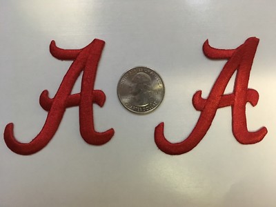 university of alabama A Alabama A patch crimson tide A iron on patch 2 ...