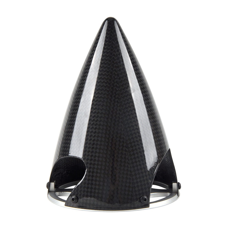 4/4.5/ 5/5.5inch Carbon Fiber Spinner Cone 3 Blades For Gas RC Airplane ...