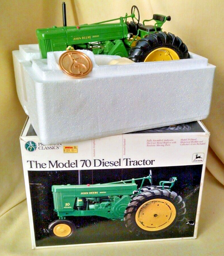 JOHN DEERE TRACTOR 70 DIESEL PRECISION CLASSICS #7 NO 5788 1:16 1995 ...