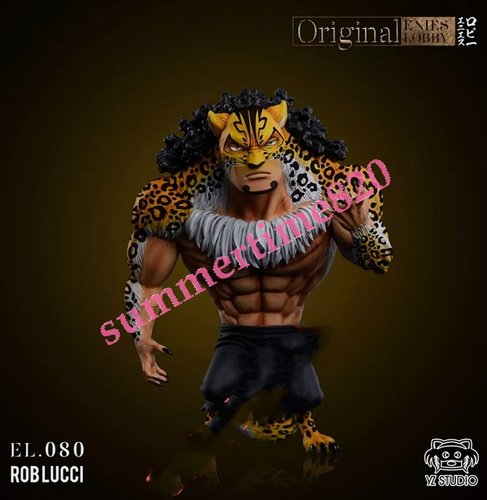 YZ Studio One Piece Beast Rob Lucci Resin Statue Pre-order WCF Scale ...