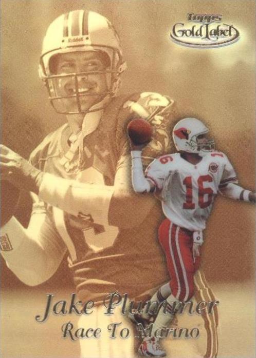 1999 Topps Gold Label - Race To... Race to Marino Dan Marino, Jake ...