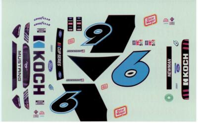 Winscals 6 Koch 2020 Ryan Newman 1/24 waterslide Nascar decal | eBay
