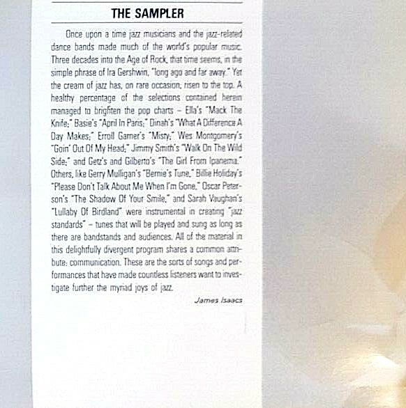 Compact Jazz - "The Sampler" - ( CD - Verve Records ) 42283137622| eBay