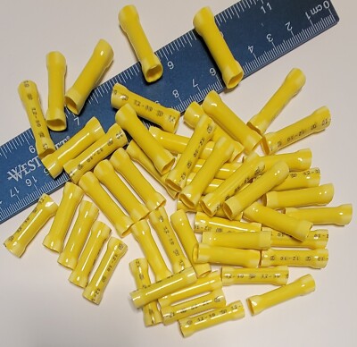 50 Cnt Midland Ross Pressure Wire Connector 12-10 600V H6E 13/32 Strip ...