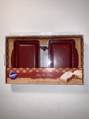 Wilton 2 Red Mini Rectangle Pie Press Pastries Appetizer Filled ...