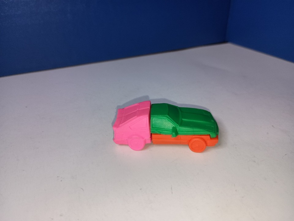 Vintage 80s 90s Robot Car Transformers KO Gobots TRANSFORMING Eraser ...