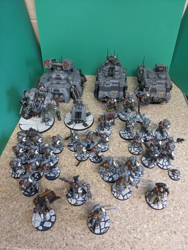 Warhammer 40k Primaris Space Marine Large Space Wolves Army Painted ...