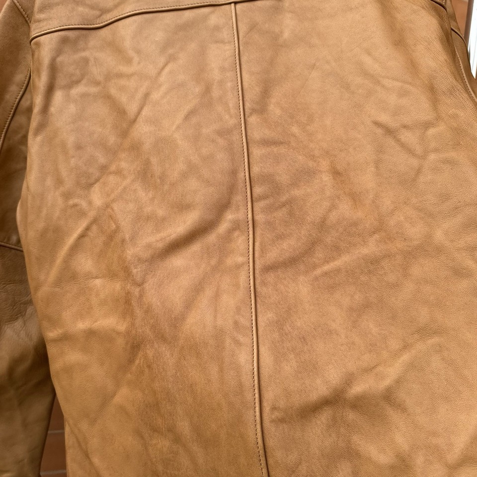 Thursday Boot Co Men’s Racer Jacket Sz: Large (Slim Fit) Lamb Leather ...