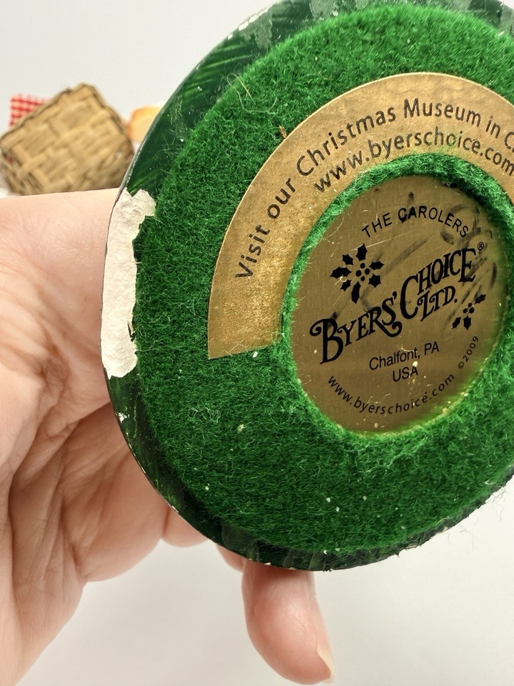 Byers Choice The Carolers Professionals Woman Chef Bread Baker Figure ...