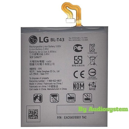BATTERIA ORIGINALE LG per G8S THINQ LMG810EAW 3550MaH BL-T43 PILA ...