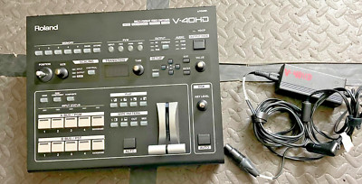 Roland V-40HD Multi-Format Video Switcher With Power Supply! | eBay