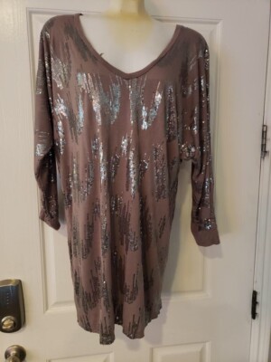 Velvet Anthropologie Graham & Spencer Artsy Sequins Top Size M | eBay