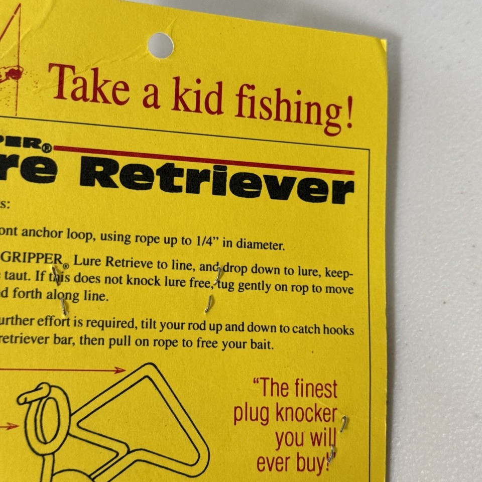 Gripper Baits Lure Retriever Endorsed By David Fritts 1993 Classic ...