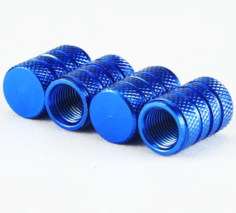 Blue Barrel Aluminum Tire Valve Caps - Sets of 4, 8, 12 or 20 ...