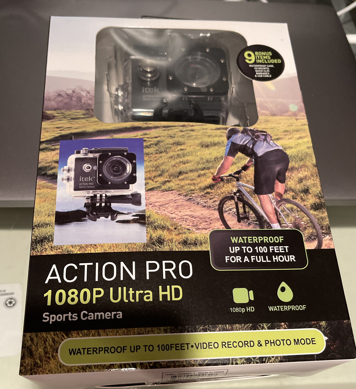 Itek Action Pro 1080P Ultra HD Sports Camera Waterproof Up to 100ft ...