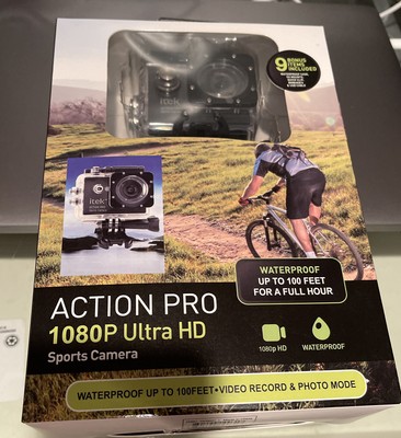 Itek Action Pro 1080P Ultra HD Sports Camera Waterproof Up to 100ft ...