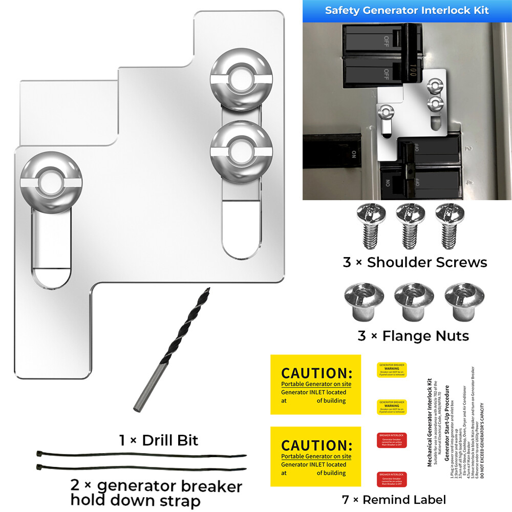 For GE-100A General Electric GE Generator interlock kit 100 GE 100 Amp ...