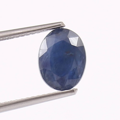 100% Naturel Burmish Bleu Saphir non Chauffé Coupe Ovale Desseré Gemme ...