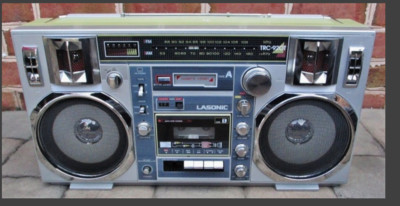VINTAGE BOOMBOX LASONIC TRC-920T RADIO RECORDER CASSETTE PLAYER PARTS-2 ...
