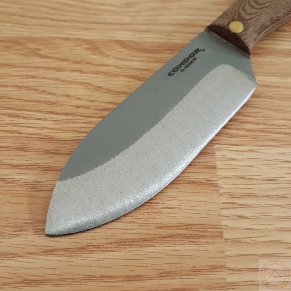 Condor Toki Fixed Knife 4.5" 1075HC Carbon Steel Blade Canvas Micarta ...