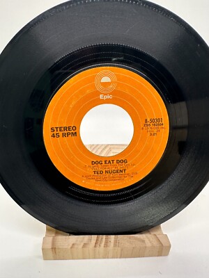 TED NUGENT Light My Way / Dog Eat Dog EPIC 50301 VINYL 45 7" | eBay