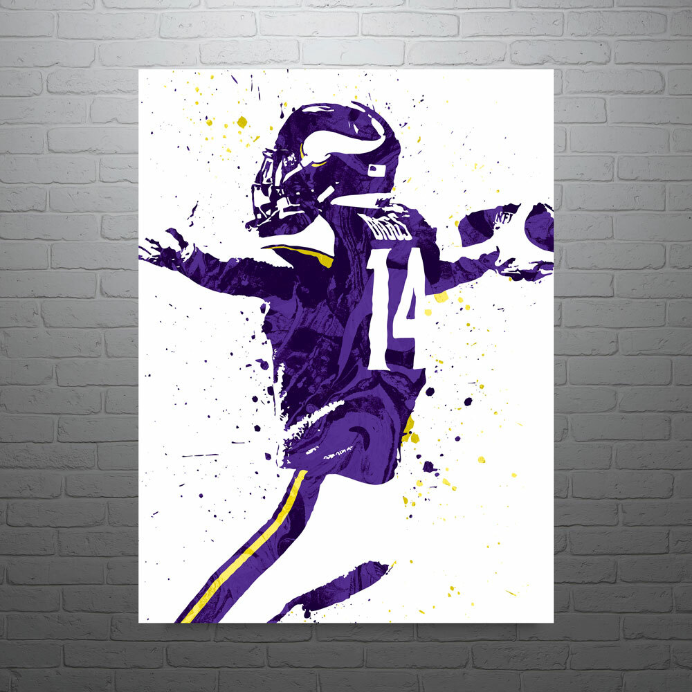 Stefon Diggs Minnesota Vikings Sports Print, Man Cave | eBay