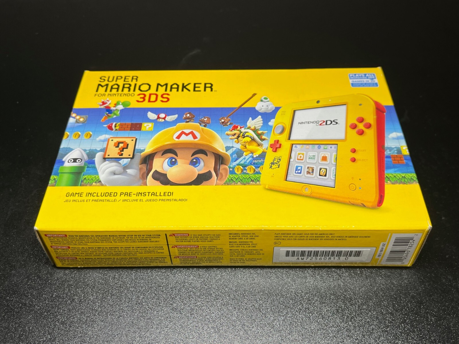 Nintendo 2DS Super Mario Maker Edition Console Yellow / Red🔥Fast Ship🔥 ...