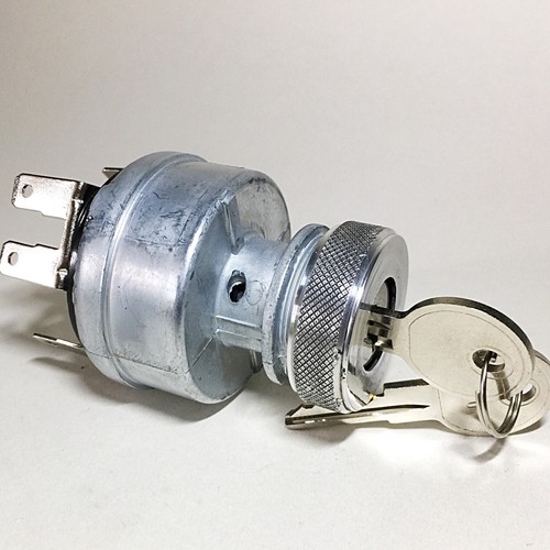 Custom, Hot Rod Keyed Ignition Dashboard Switch with polished 'Knurled ...