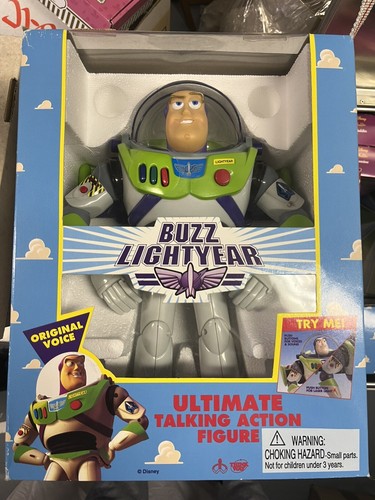 Toy Story Buzz Lightyear Original 1995 in Box Thinkway Toys 1st Edition ...